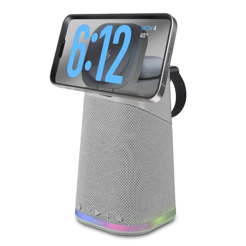 The Ultimate All-in-One: iHome’s Wireless Charger with Apple Watch, Ai