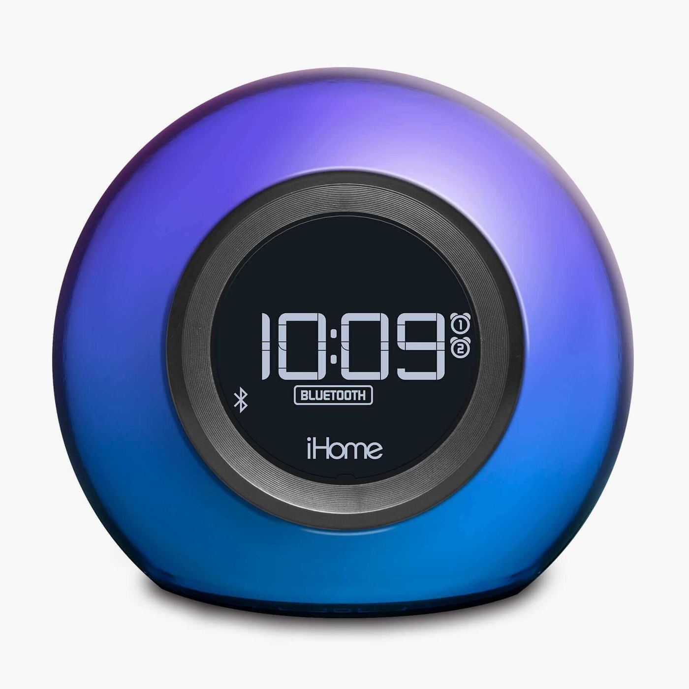 Bluetooth Alarm Clock Radio with Color Changing Light and USB Charging
