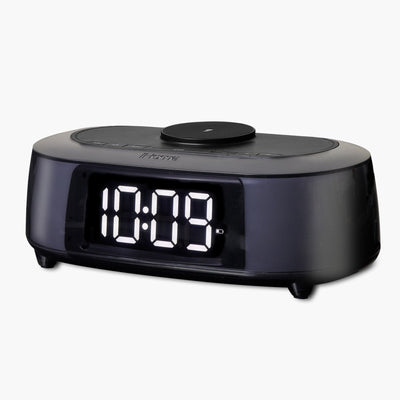 Alarm Clock with Wireless Charging, USB Charging, and Wireless Speaker ...